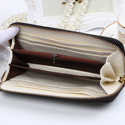 Ms. Cute Bow Cross Pattern Wallet on Luulla