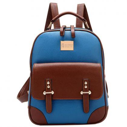 British Style Vintage Backpack School Bag on Luulla