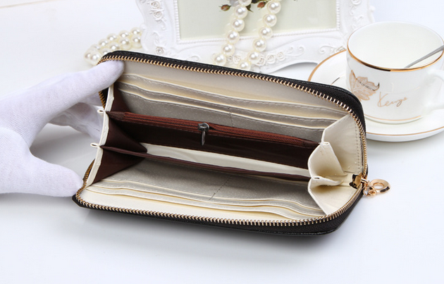 Ms. Cute Bow Cross Pattern Wallet on Luulla