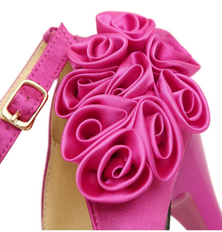 Big Flower Diamond High Heels, The Wedding Shoes on Luulla